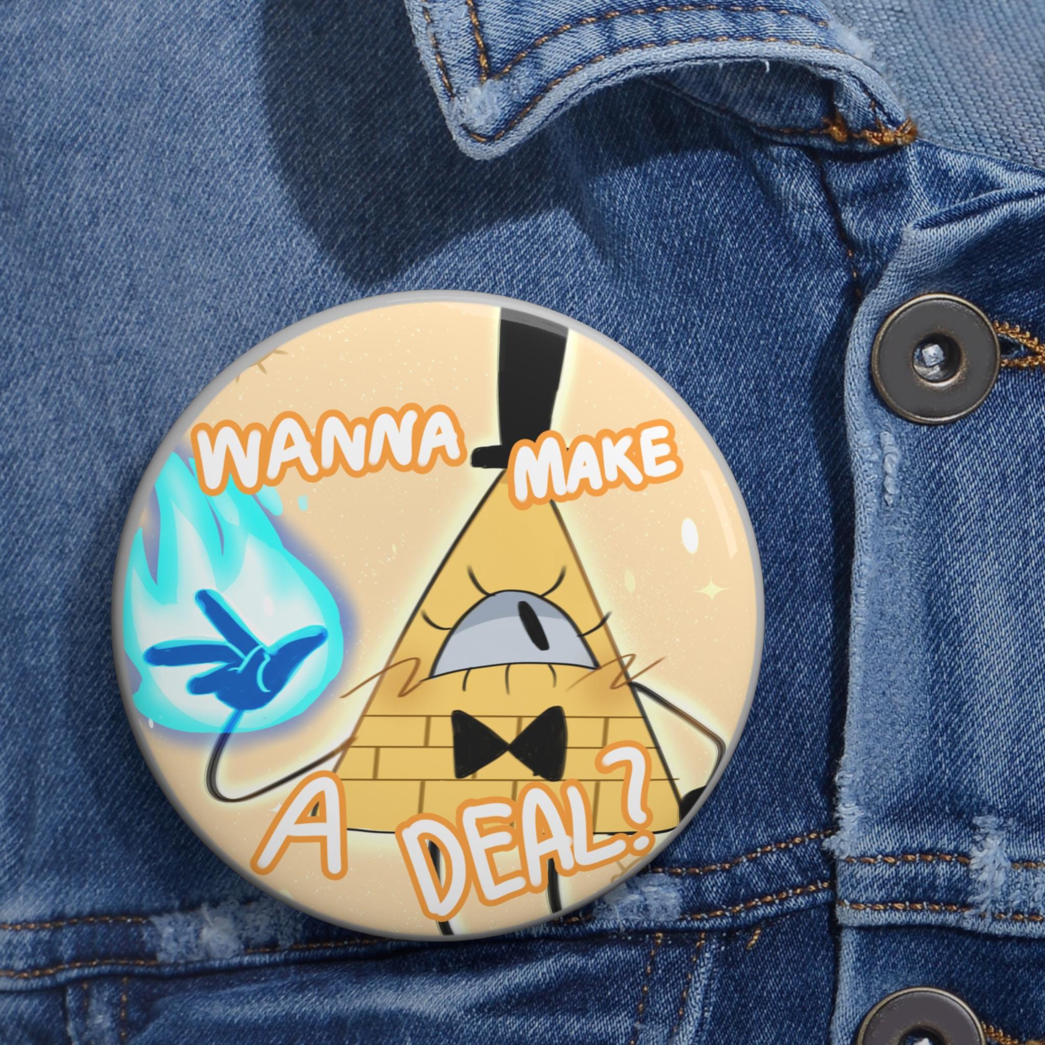 Custom Pin Buttons - "gravity Falls" - Fun Lapel Pins for Friendship ...