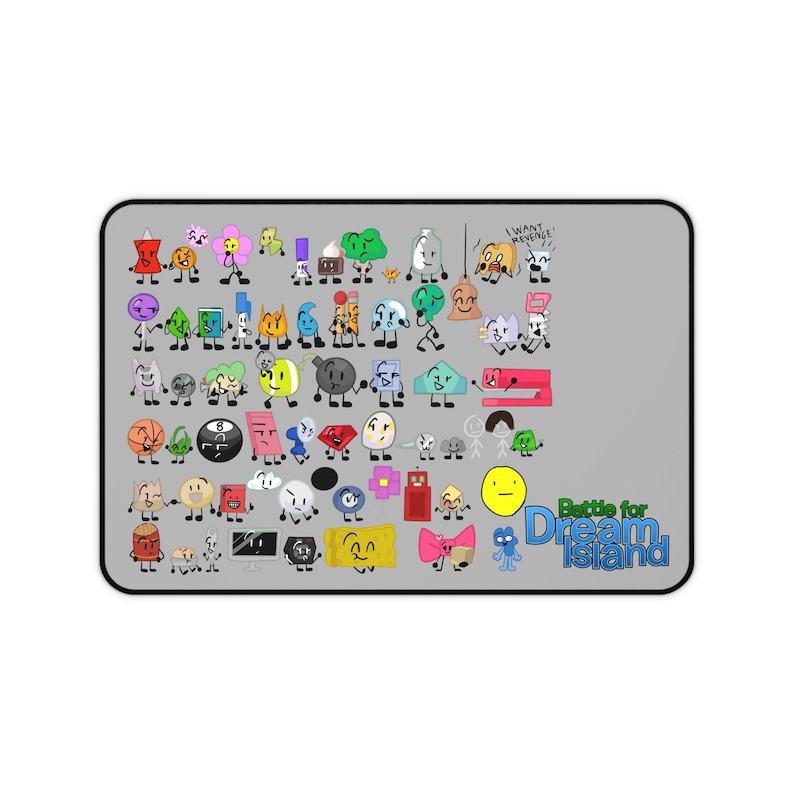 BFDI Fan-art Inspired BFDI Wiki Desk Mat - Etsy UK