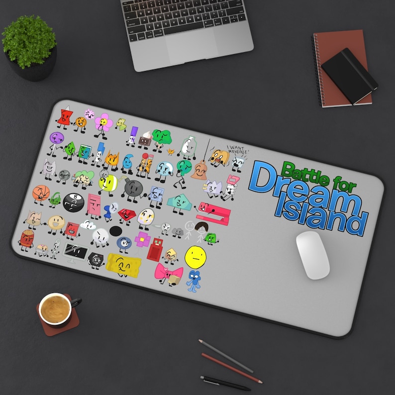 BFDI Fan-art Inspired BFDI Wiki Desk Mat - Etsy UK