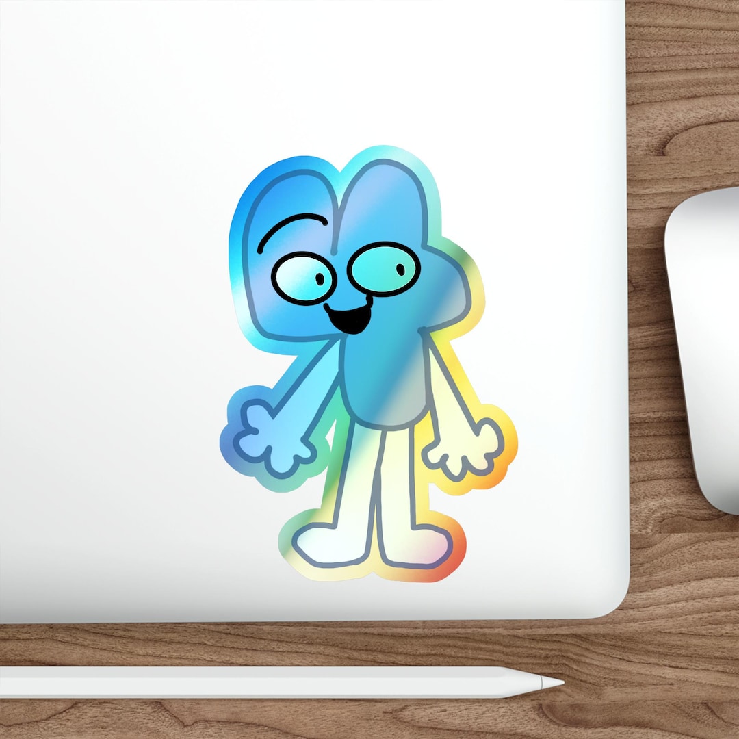 BFDI FOUR Holographic Die-cut Stickers | Fun and Playful | Perfect for ...