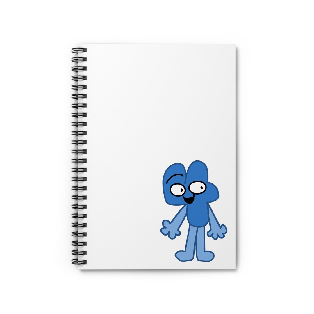 FOUR Fan-art BFDI Wiki Series Spiral Notebook Ruled Line - Etsy
