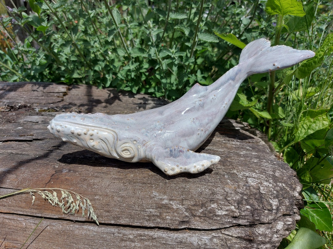 Handmade Ceramic Humpback Whale Sculpture – Unique Coastal Décor - Etsy