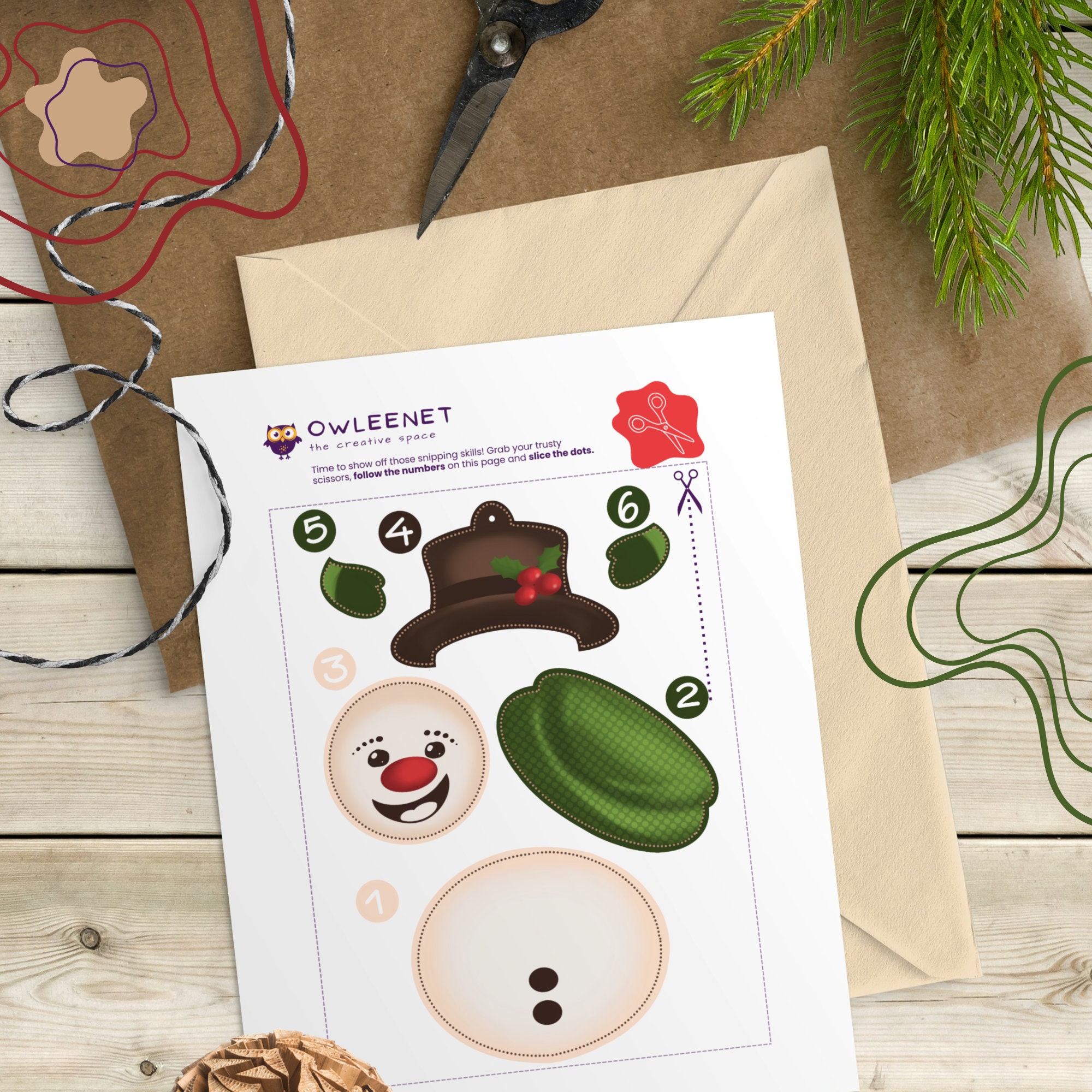 Christmas Game Paper Craft for Kids Printable Educational Art - Etsy