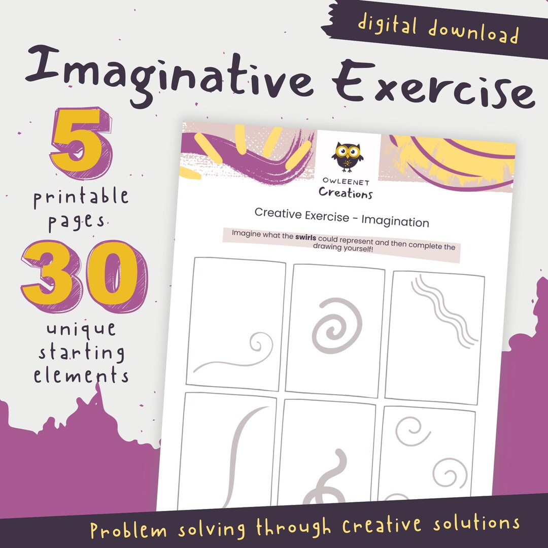 Imaginative Exercise, Art Lessons, Warm-up Drawing, Cognitive ...