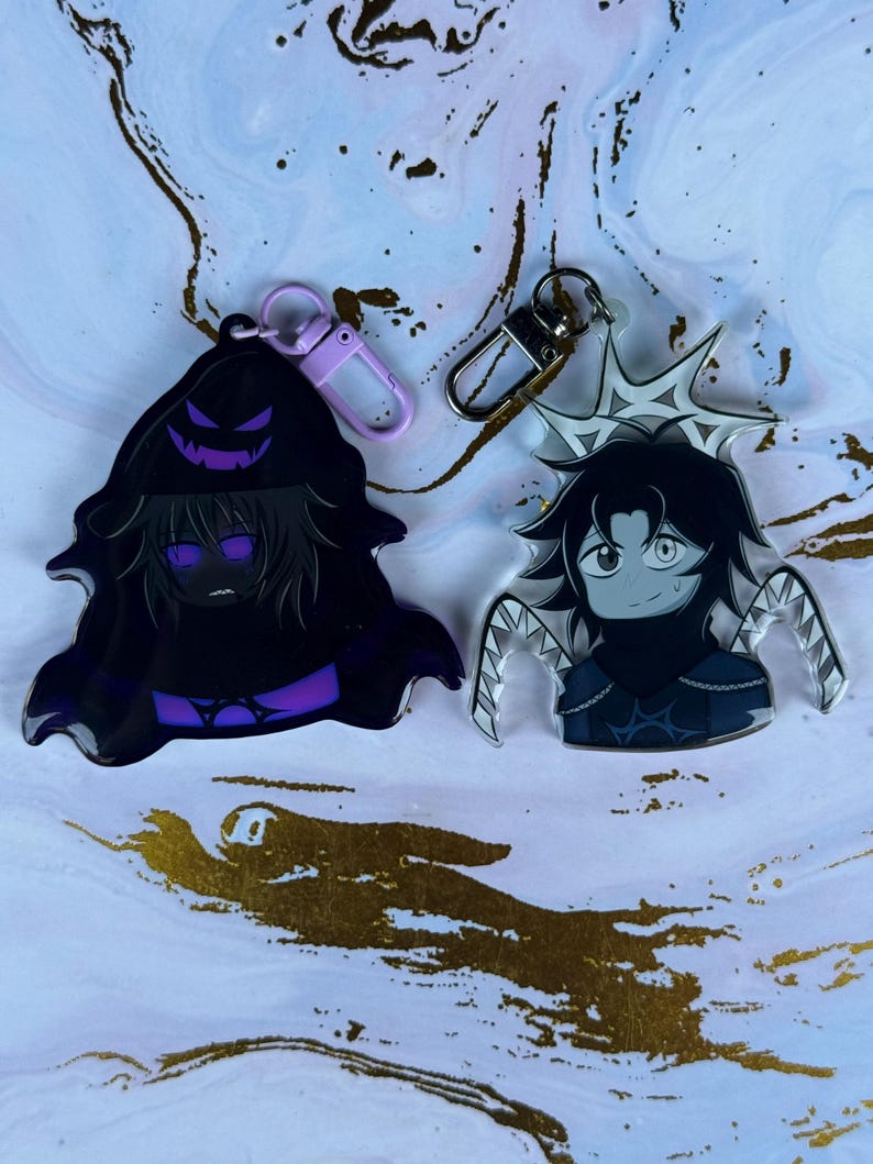 Forsaken Twotime and Azure Roblox Keychains - Etsy