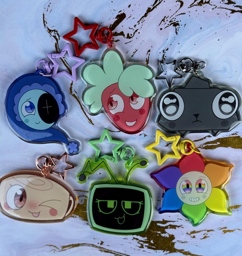 Dandy’s World Roblox Keychains - Etsy