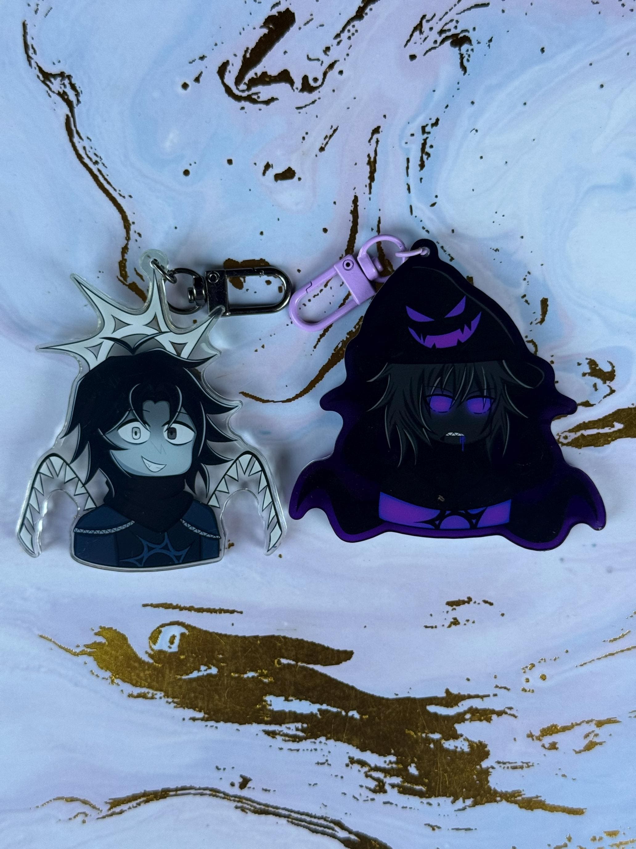 Forsaken Twotime and Azure Roblox Keychains - Etsy