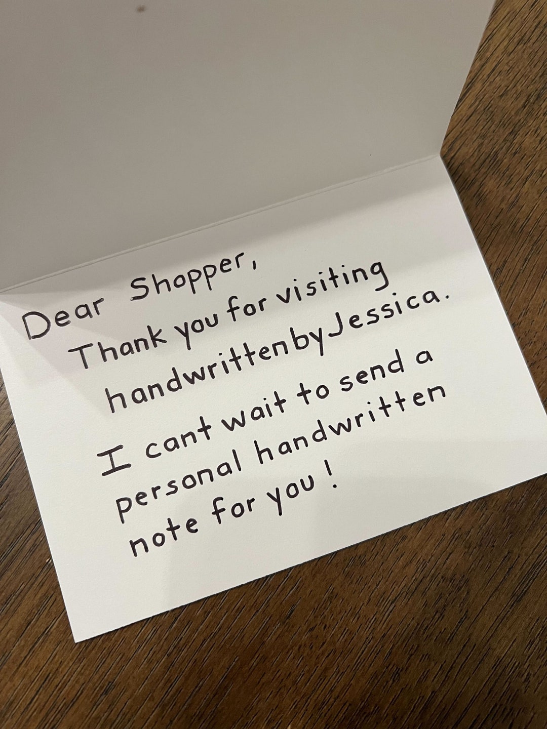 Handwritten Cards - Etsy
