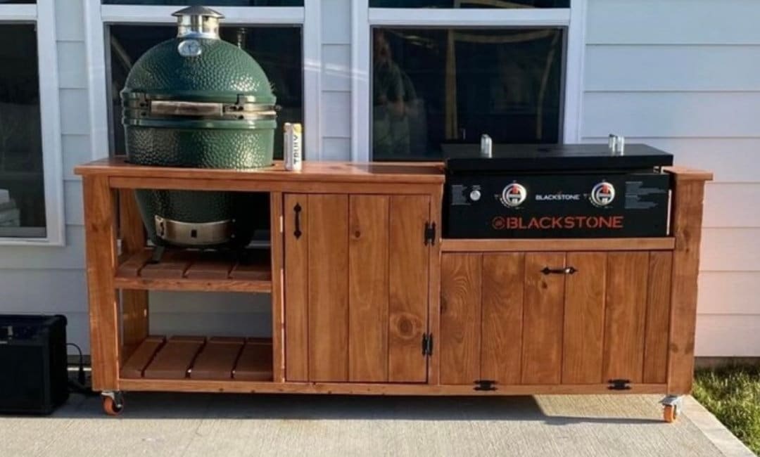 Big Green Egg Outdoor Kitchen - Etsy