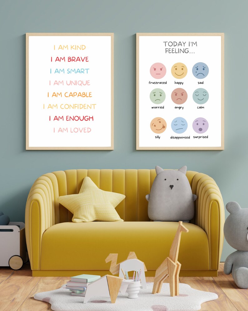 7 Educational Printable Posters + 1 BONUS Affirmations Poster ...