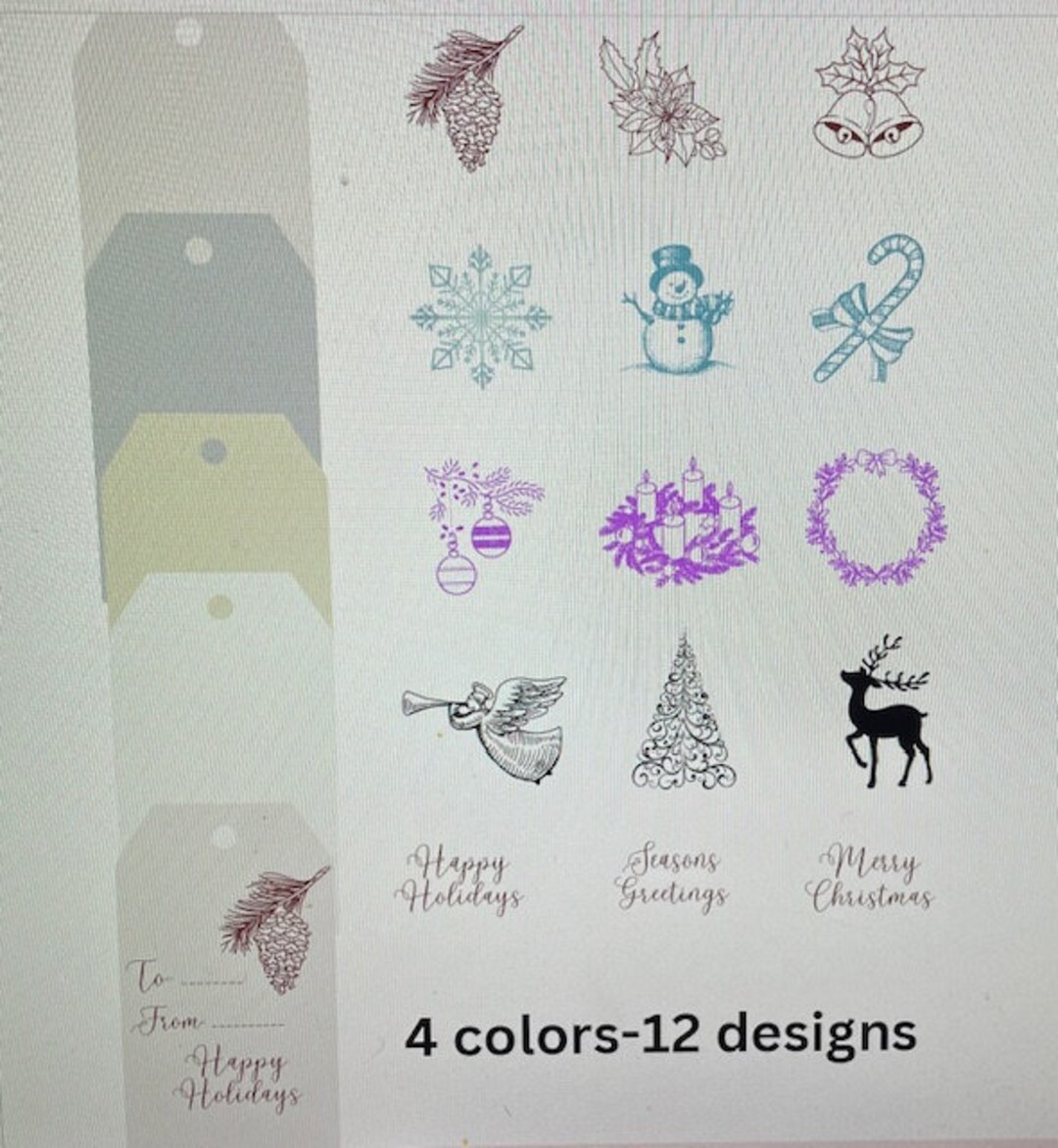 Printable Holiday Gift Tags Printable Christmas Gift Tags Printable ...