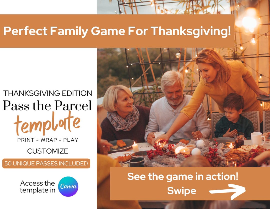 Thanksgiving Family Game, Family Games, Thanksgiving Event, Party Game ...