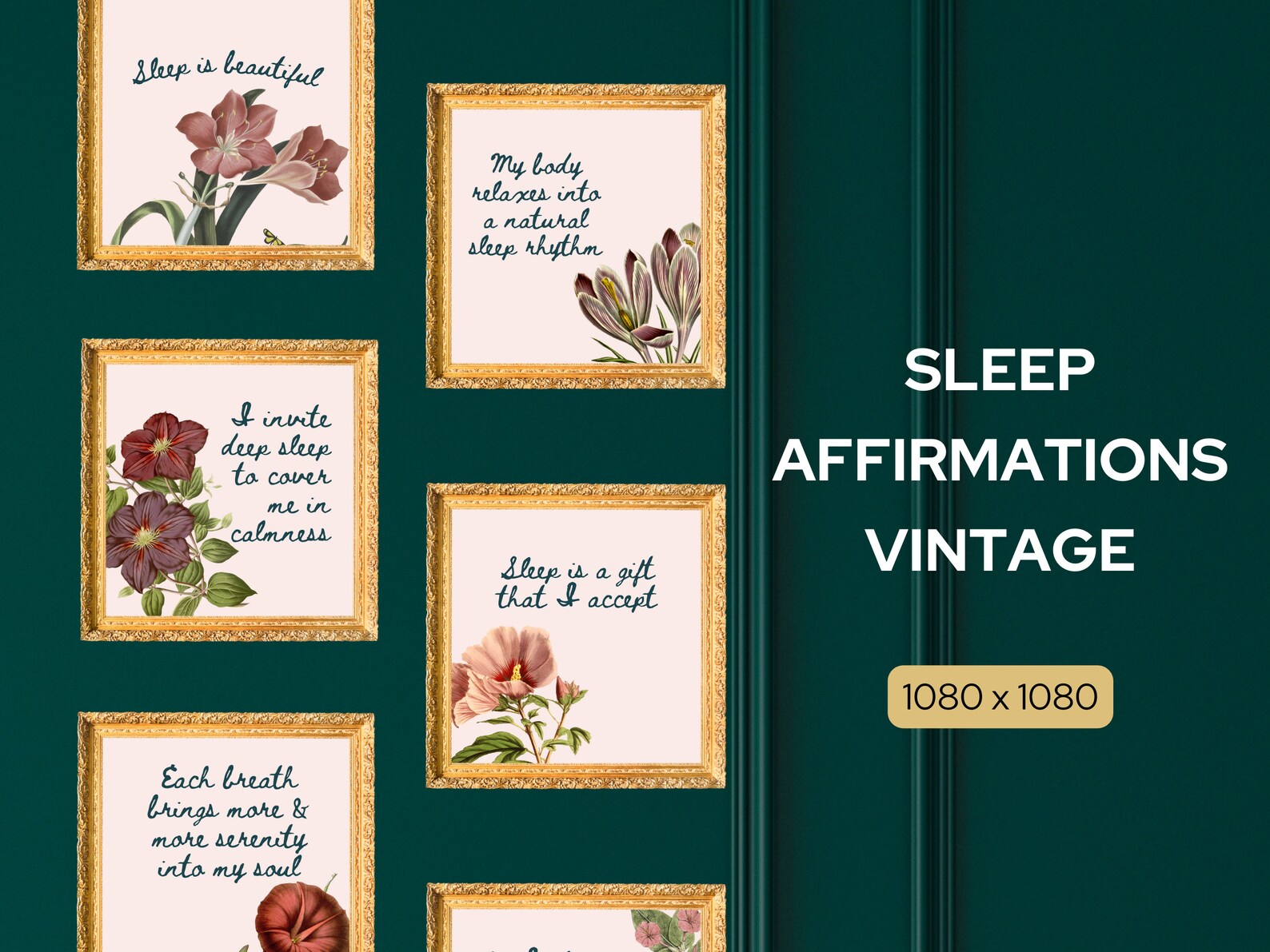 Vintage, Affirmation Cards, Affirmation Cards Printable, Printable ...