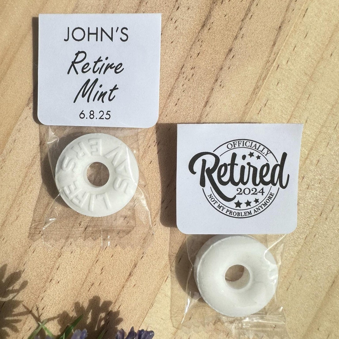 Party Favors for Retirement, Custom Retirement Favors, Personalized ...