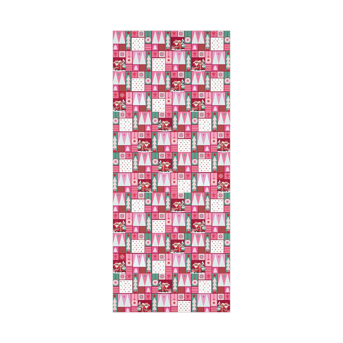 Black Santa Claus and Mrs. Claus Luxury Christmas Wrapping Paper ...