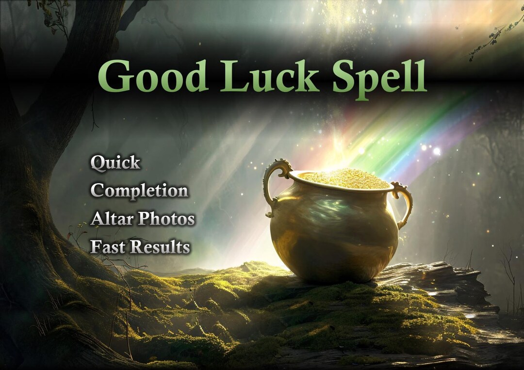 Good Luck Spell (brings Good Luck, Increases Positive Outcomes, and ...