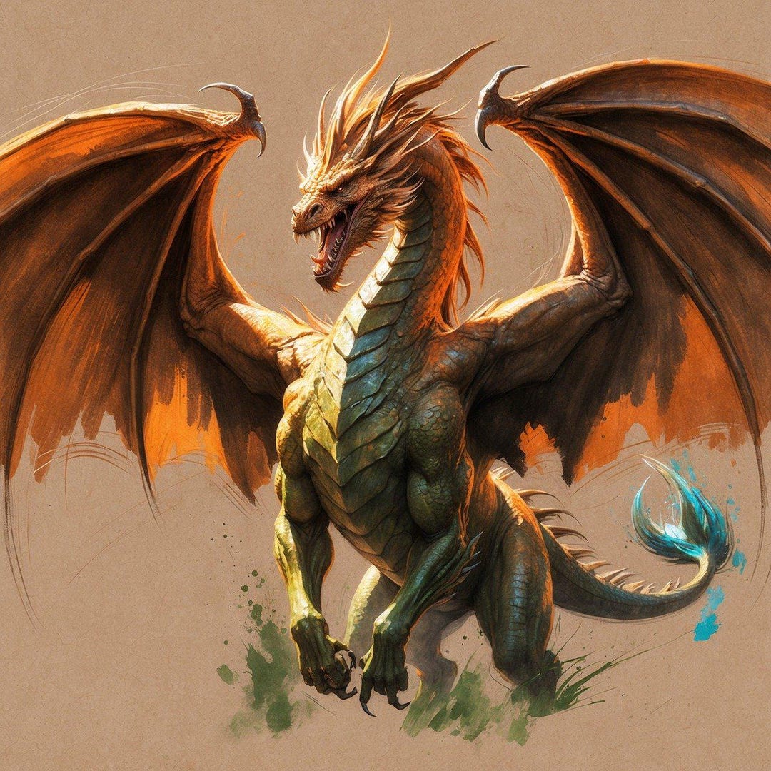 Gold Dragon Spirit Companion Custom Conjure Direct Binding/distance ...