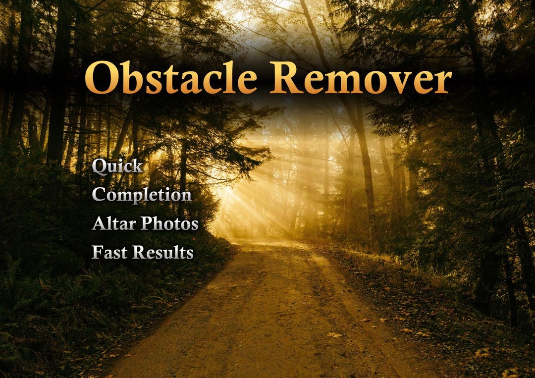 Obstacle Remover Spell removes Obstacles, Clears Blockages, and Opens ...