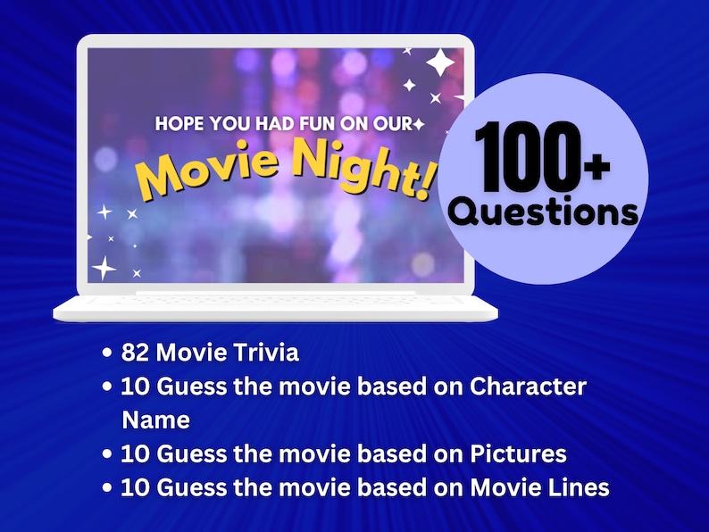 2 in 1 Fun Pub Trivia Bundle | Virtual Movie Game Night Trivia Time ...