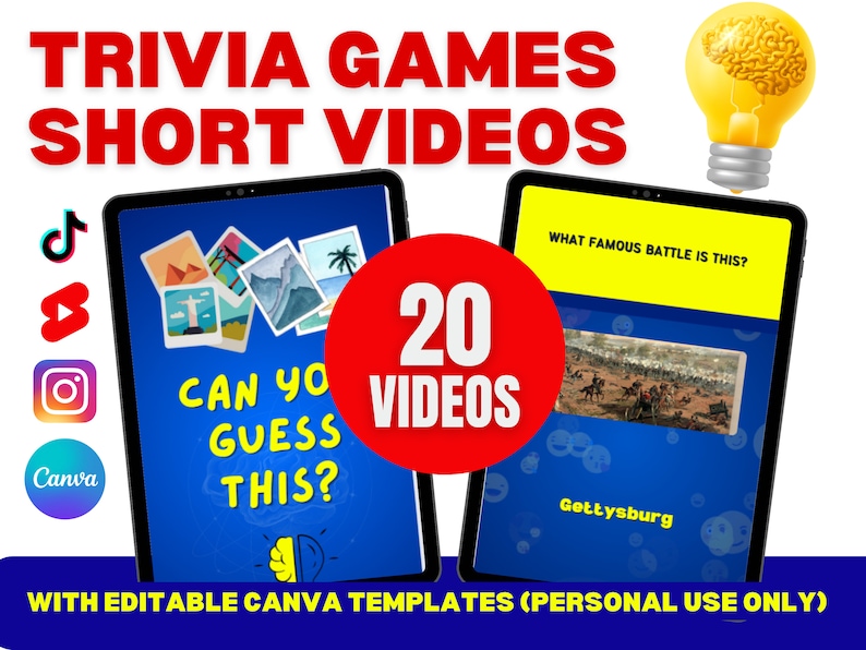 Youtube Trivia Games Shorts Videos and Template | Guess the Photo ...