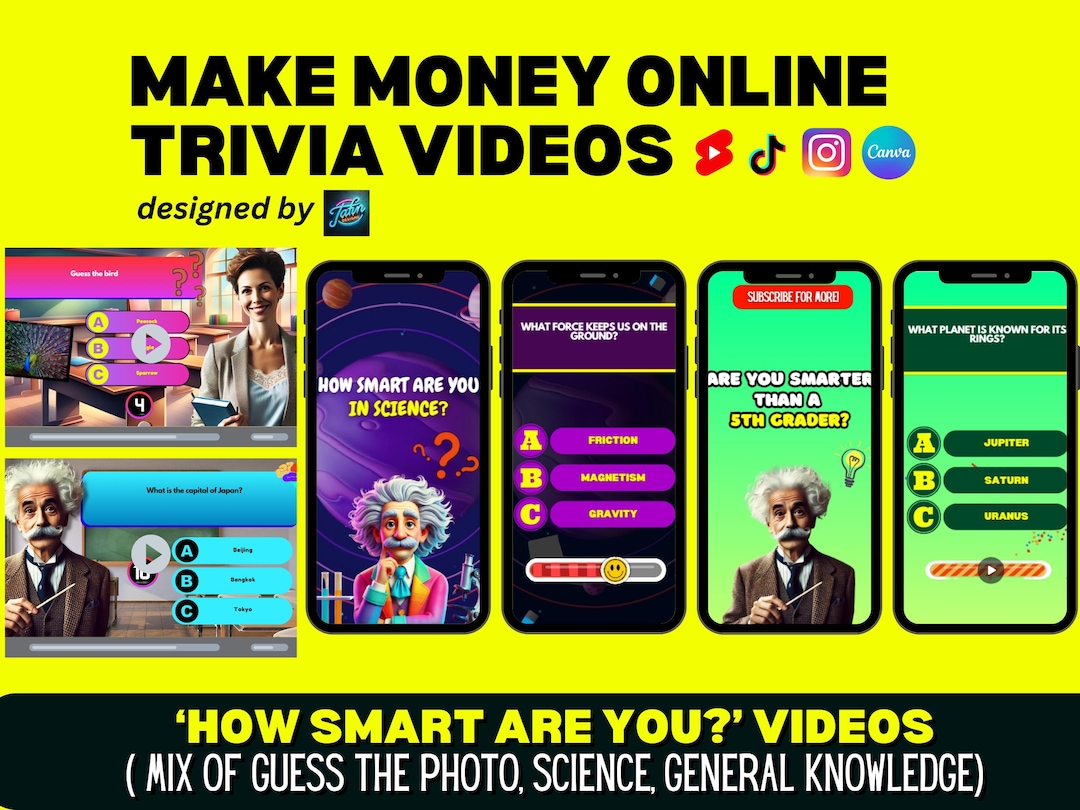 New Trivia Quiz Games Video Educational Niche | Make MONEY Online ...