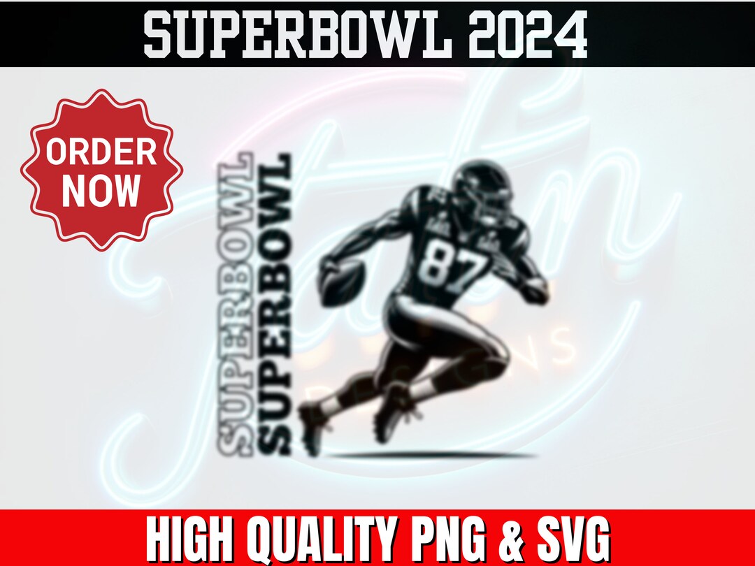 Superbowl 2024 Football Game Clipart PNG SVG Retro Football Superbowl ...