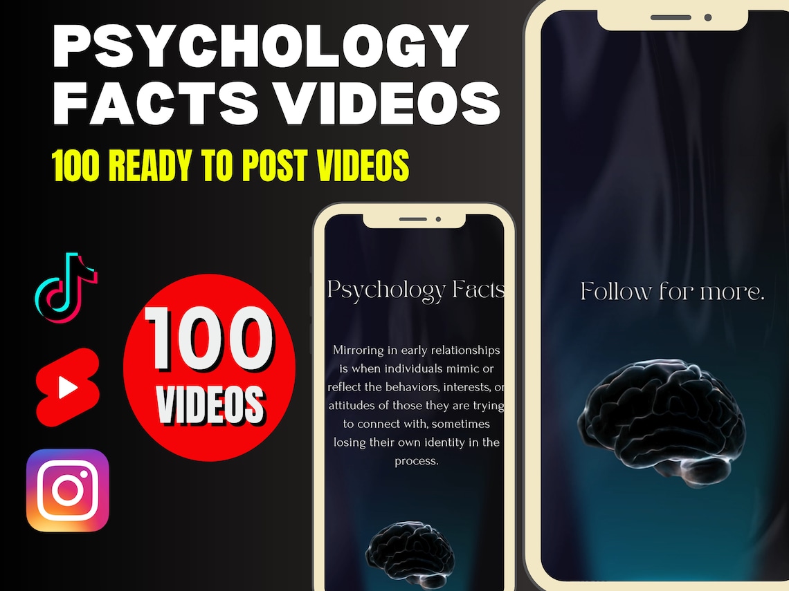 100 Viral Psychology Youtube Shorts VIDEOS Psychology Tiktok Facebook ...