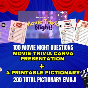 2 in 1 Fun Pub Trivia Bundle | Virtual Movie Game Night Trivia Time ...