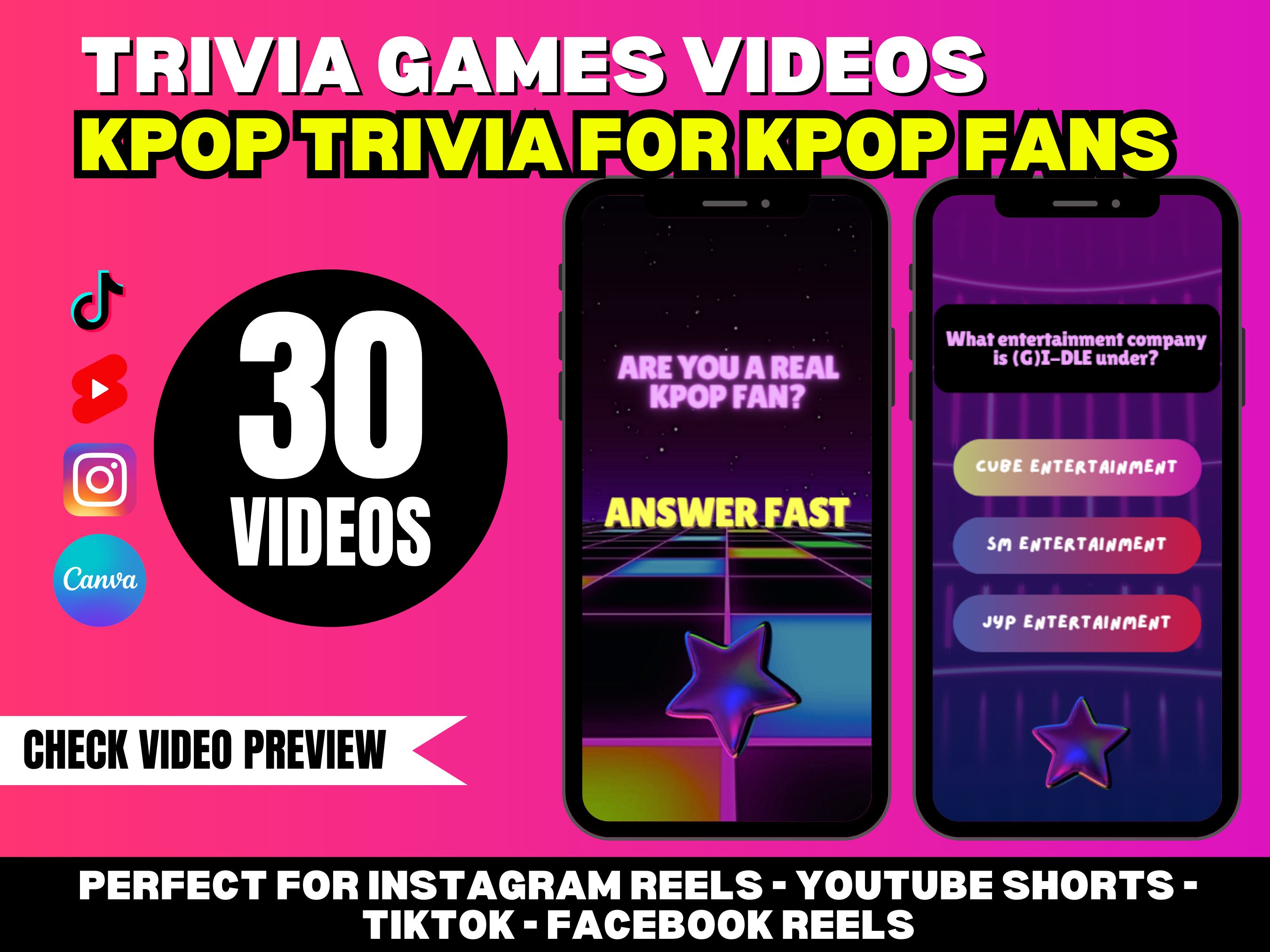 KPOP Trivia Quiz Youtube Shorts VIDEOS | for Kpop Fans Tiktok Facebook ...