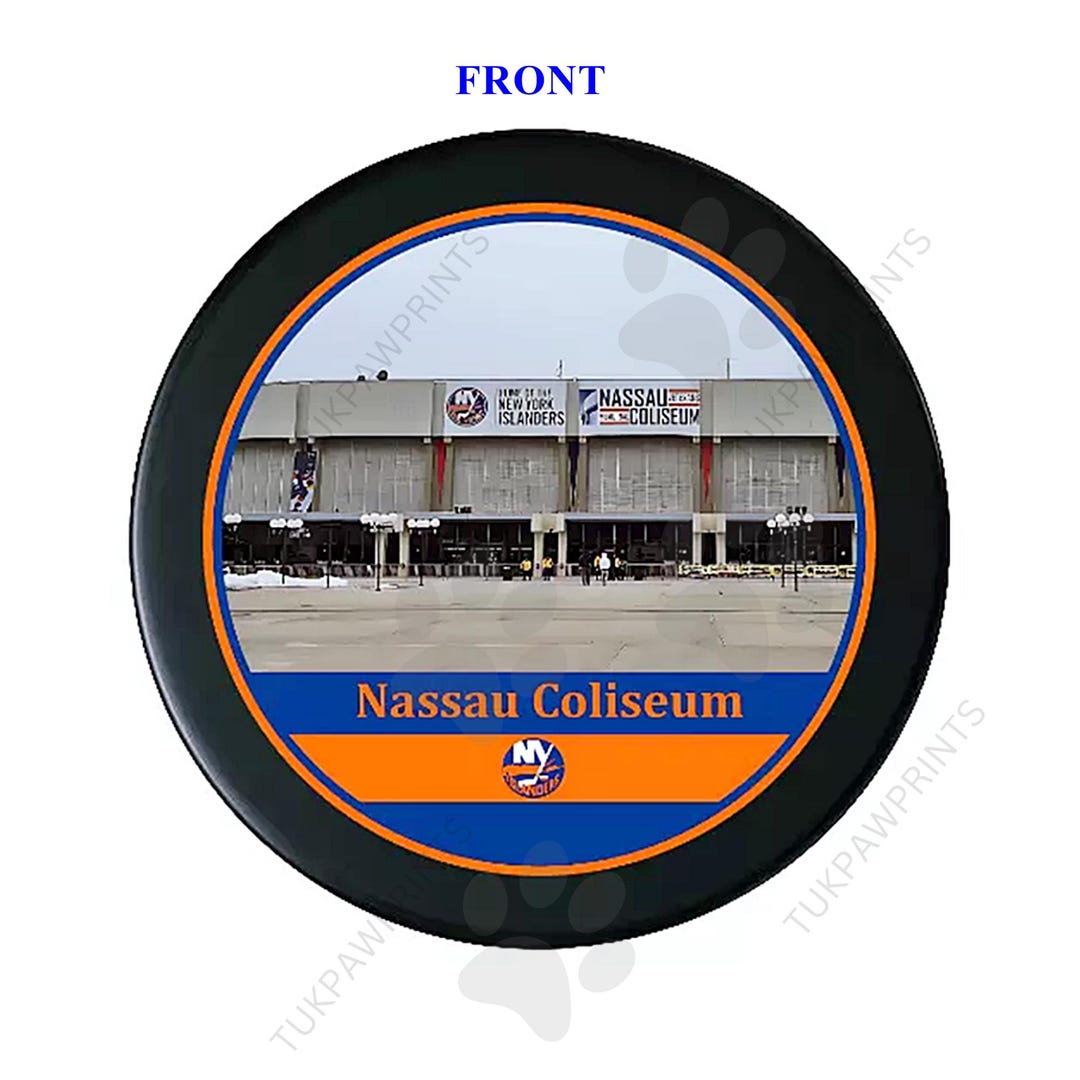 Nassau Coliseum New York Islanders Souvenir Hockey Puck - Etsy
