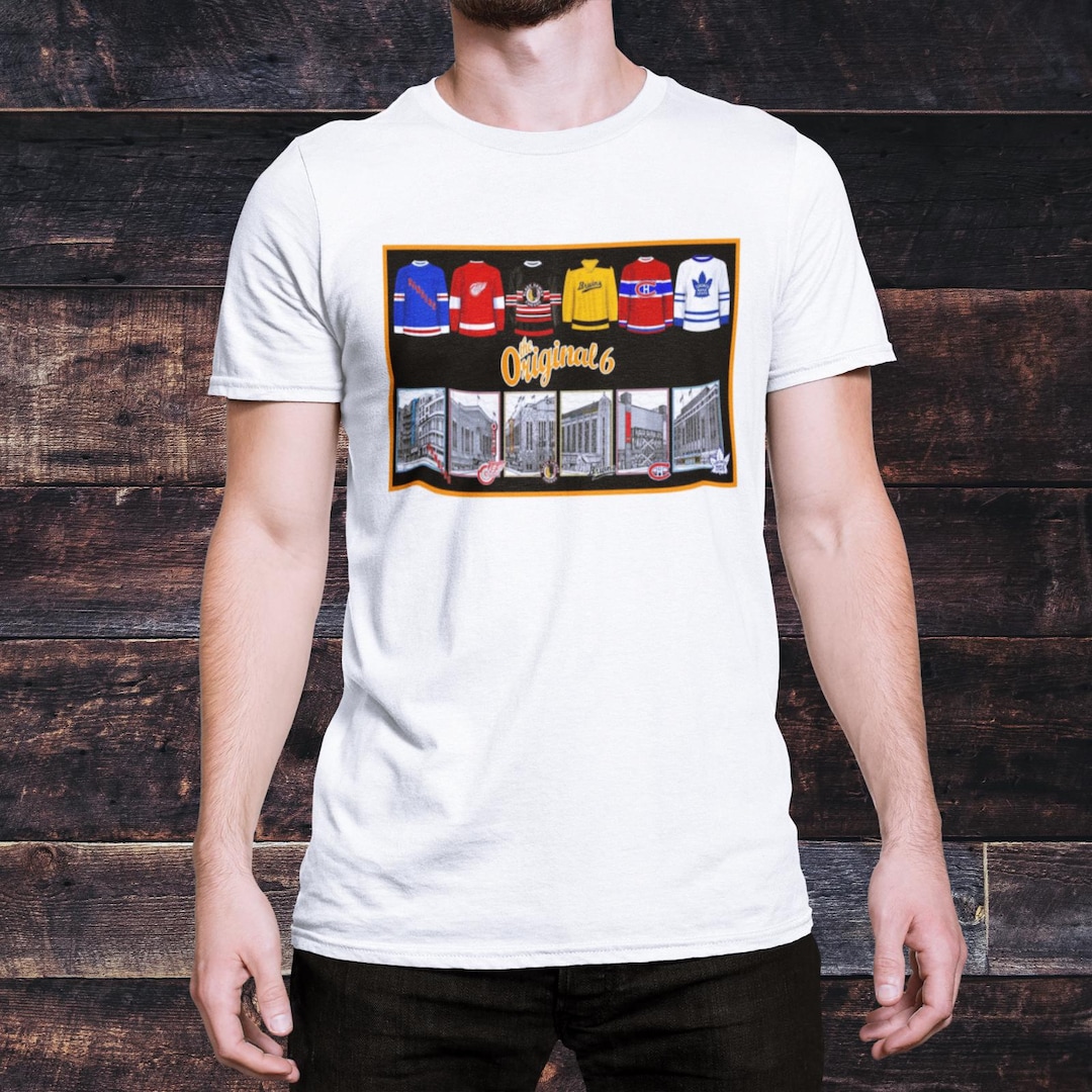 NHL 1960's Original Six Team Logo and Arena's T Shirt Sz S - 3XL - Etsy