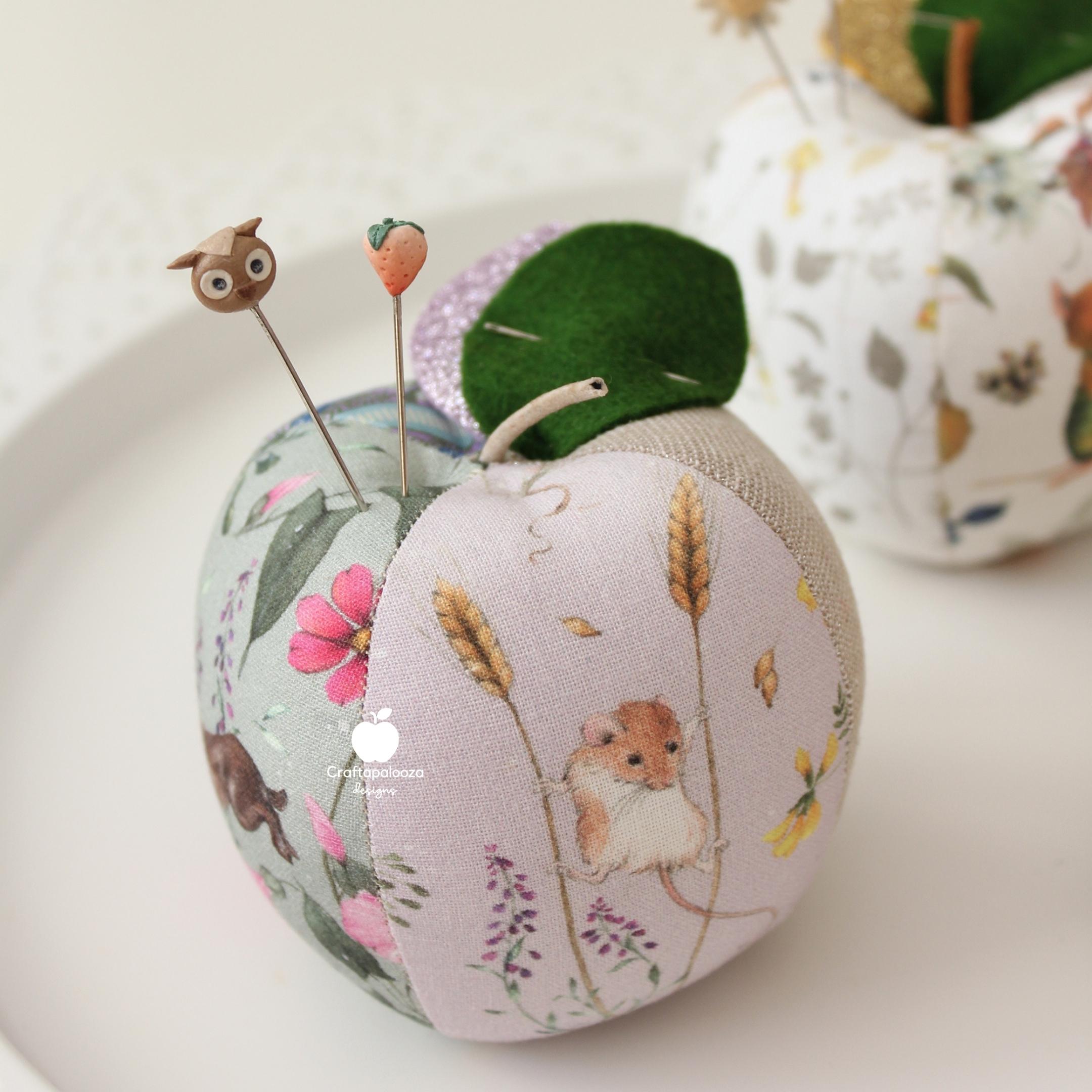 PDF PATTERN: Apple Pin Cushion Pattern - Pin Cushion Pattern, Pin ...