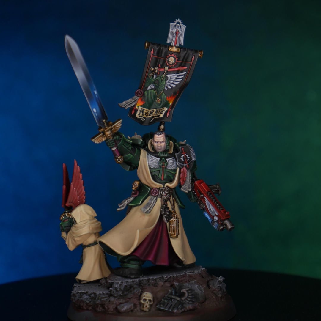 Azrael, Supreme Grand Master of the Dark Angels actual Model Shown ...