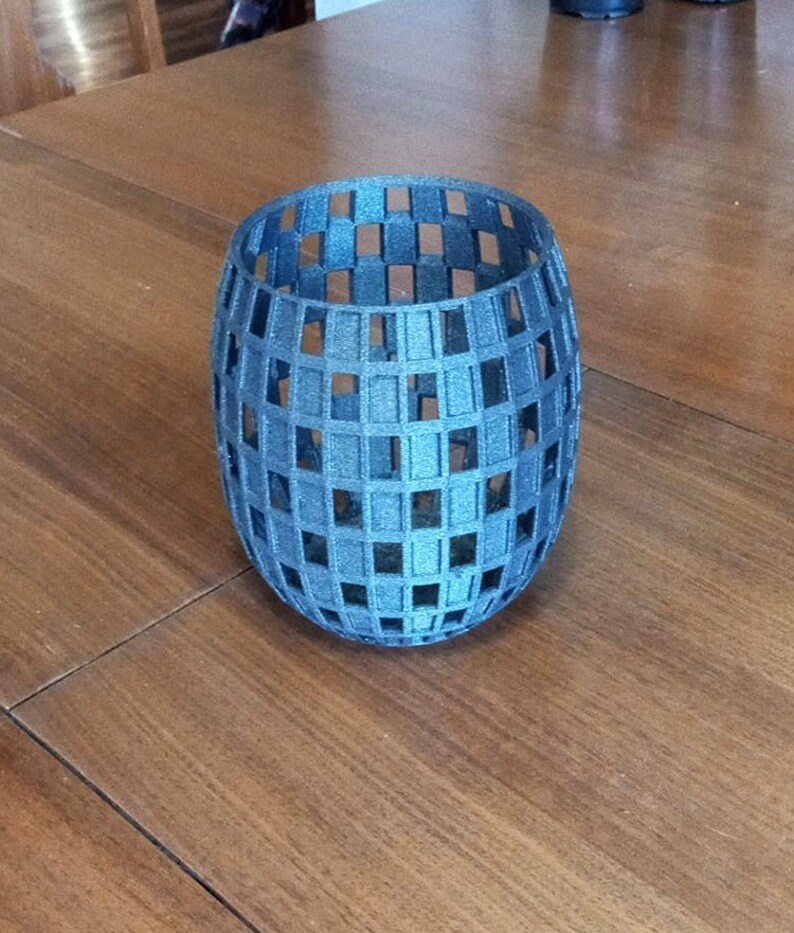 Orchid Checkerboard Pattern Planter - Etsy