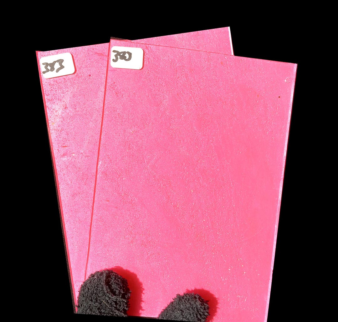 Metallic Pink Glitter Glass Sheets for Cutting Into Mosaic Glass Tile ...
