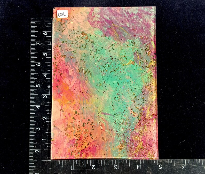 Metallic Peach and Mint Green Mosaic Glass Sheets by Makena - Etsy