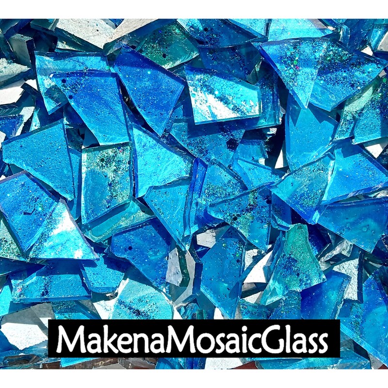 Blue Mosaic Tiles - Etsy