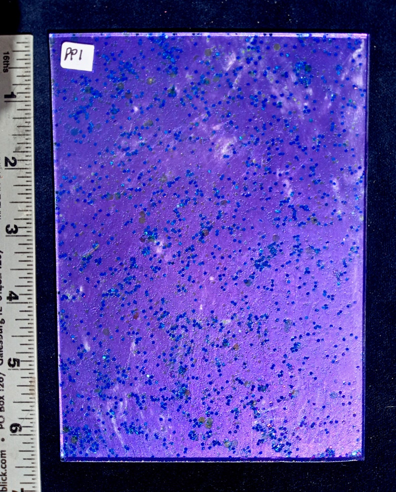 Glitter Metallic Color Change Purple Pink PP1 Mosaic Glass Sheets by ...