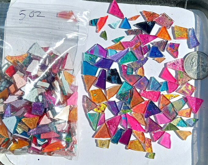 Mixed Color Micro Mosaic Glass Tiles. Mini Tiles for Mosaic Making ...