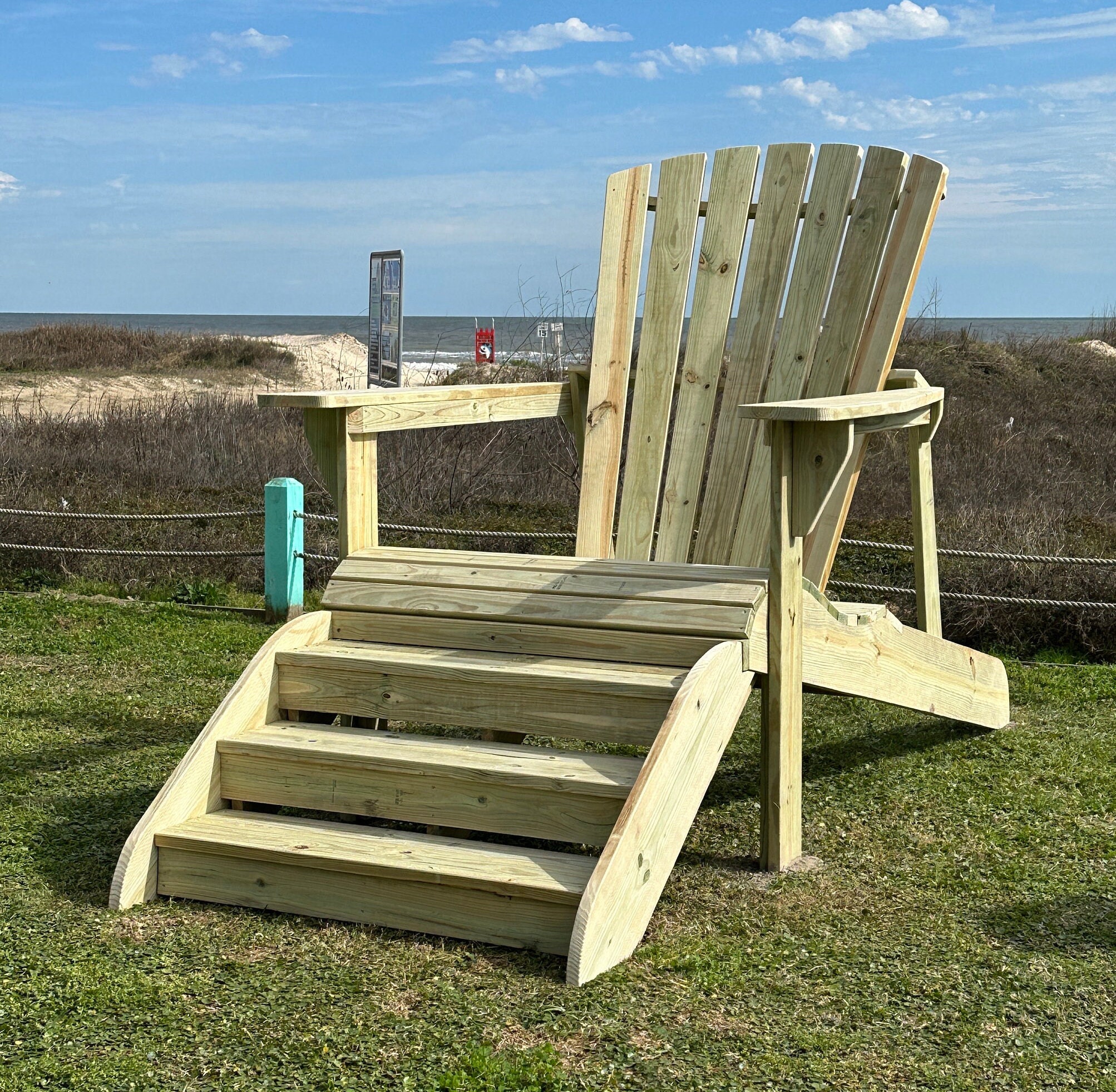 Step Plans for GIANT Adirondack Chair - Etsy