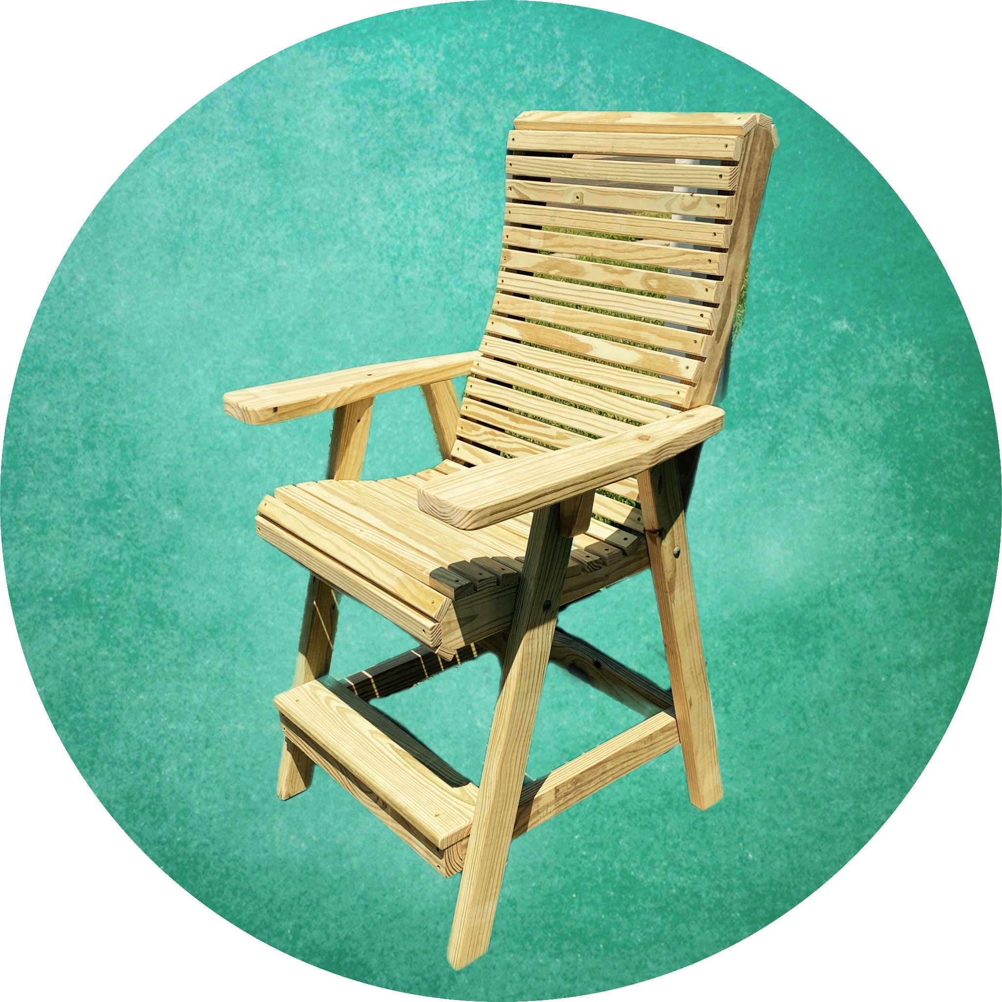 Tall Deck Chair Project Plan - Etsy