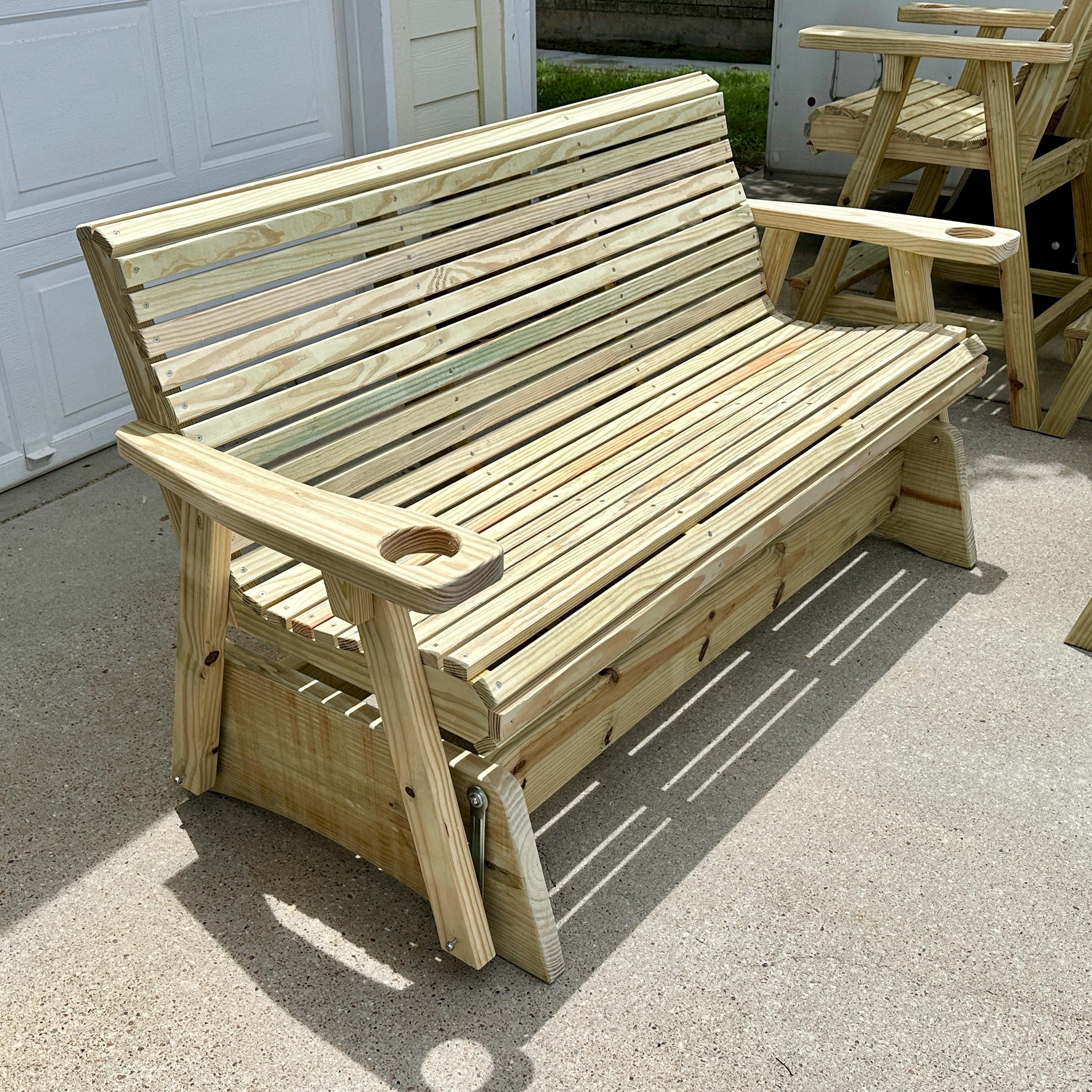 Porch Swing Glider Plans | 4ft, 5ft & 6ft - Etsy