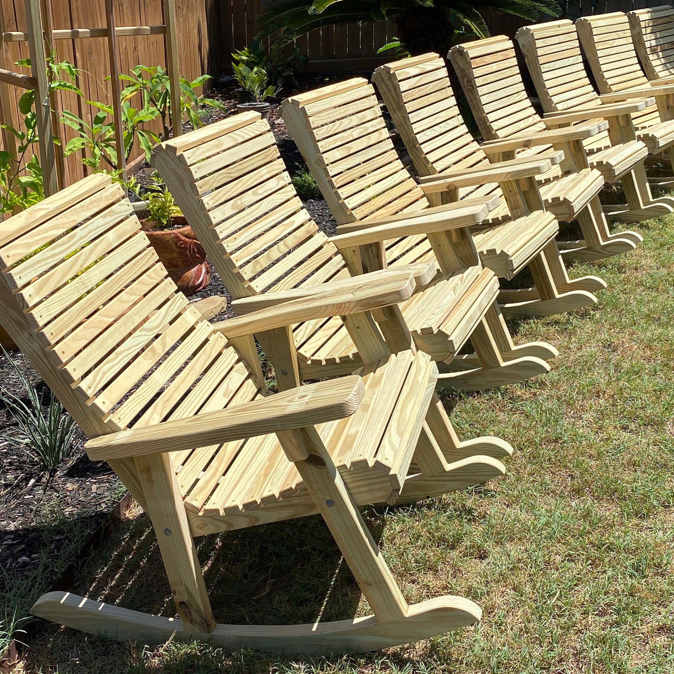 Outdoor Rocking Chair Project Plan | New & Improved! - Etsy