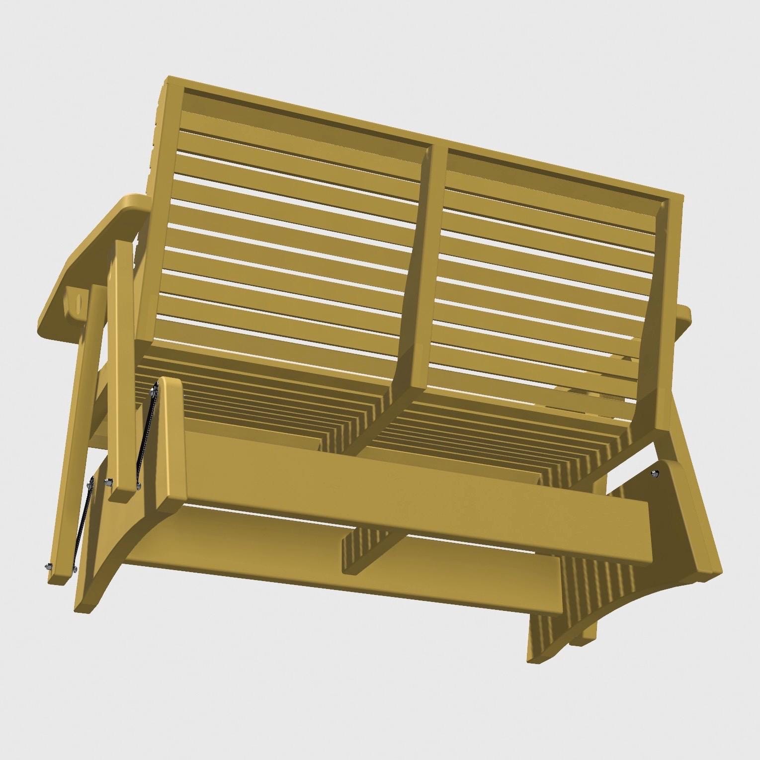 Porch Swing Glider Plans | 4ft, 5ft & 6ft - Etsy