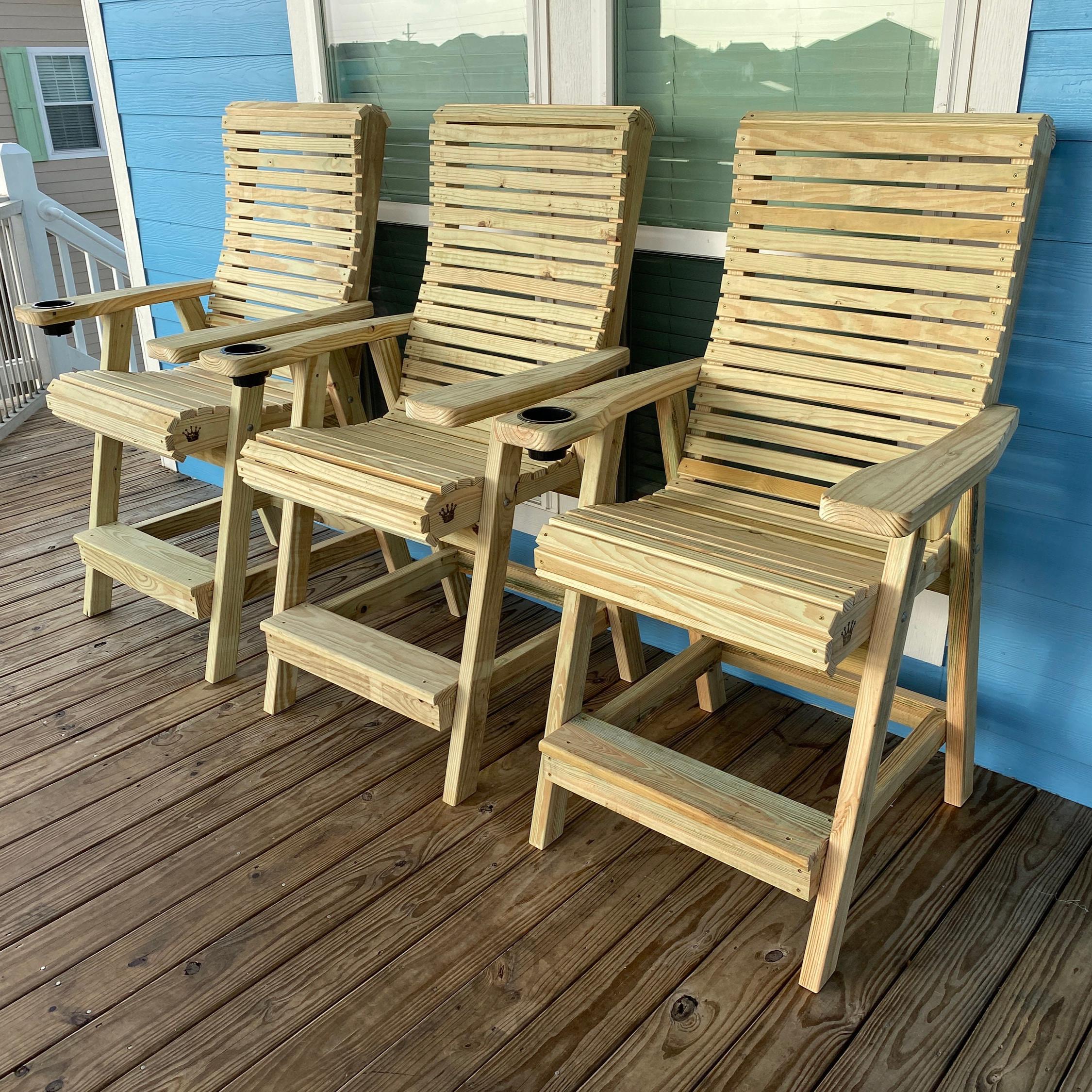 Tall Deck Chair Project Plan - Etsy