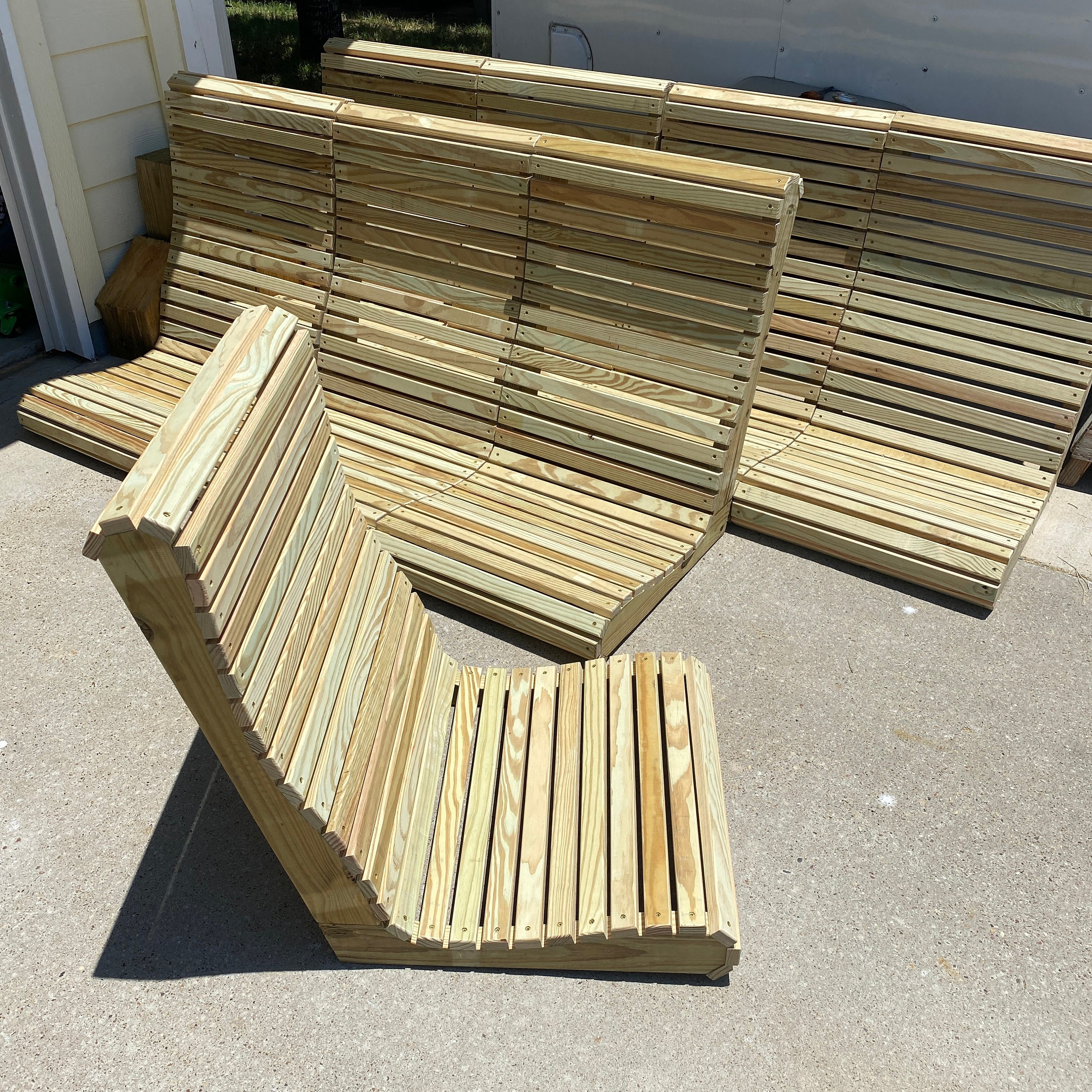 Tall Deck Chair Project Plan - Etsy