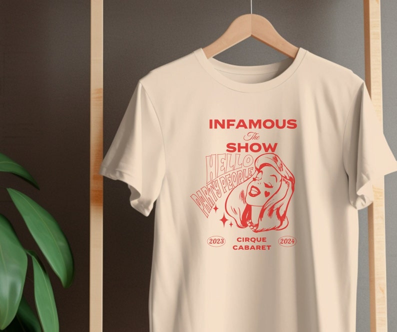 Natural Colour Limited Edition 2023/2024 Infamous Tour Unisex T-shirt ...