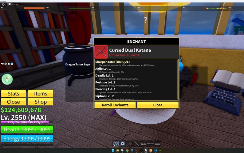 Blox Fruits Compte Perm Kitsune Max Lvl, COMPTE PVP - Etsy France