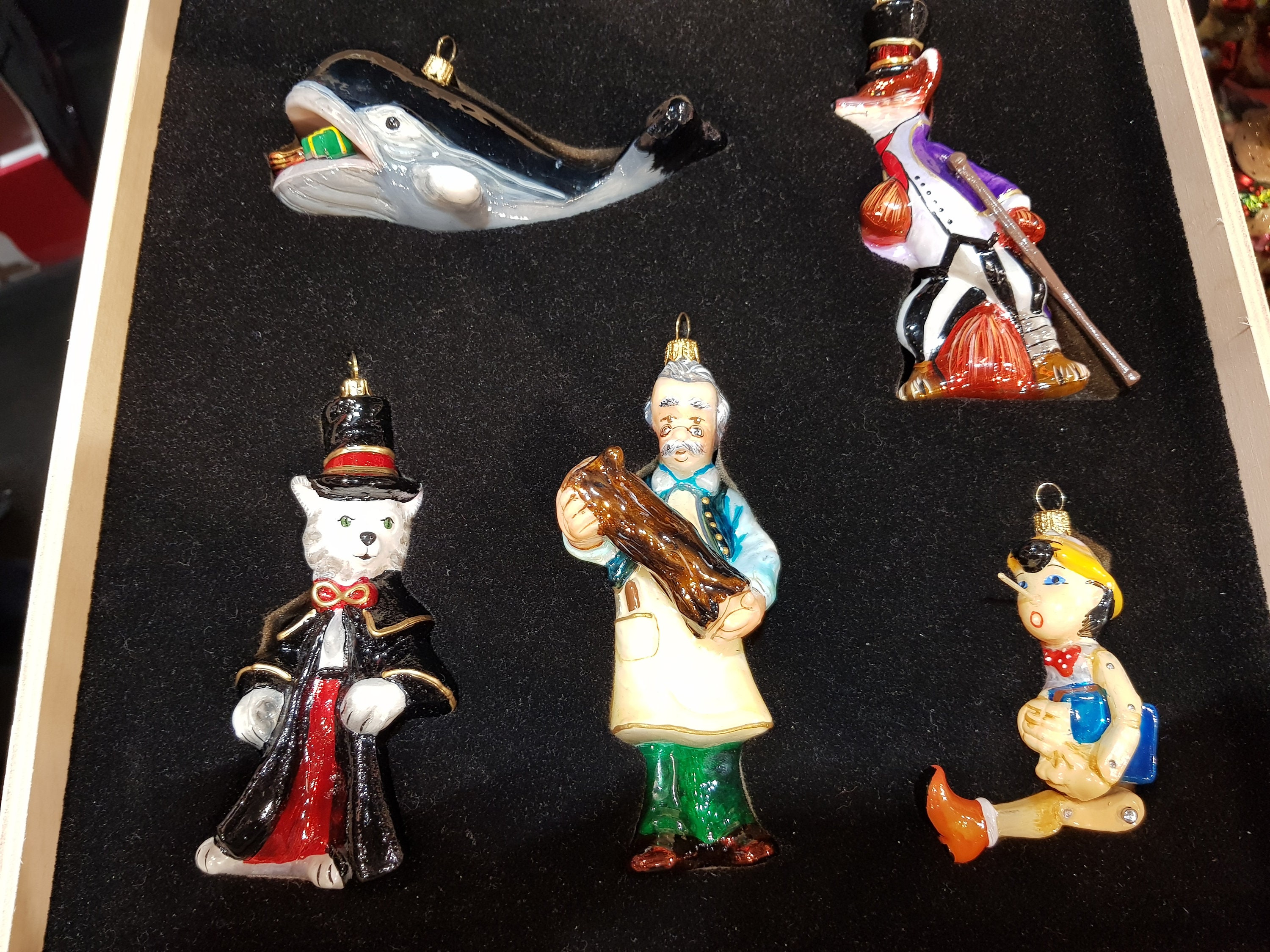 Disney Pinocchio Komozja Family Mostowski Glass Baubles - Etsy