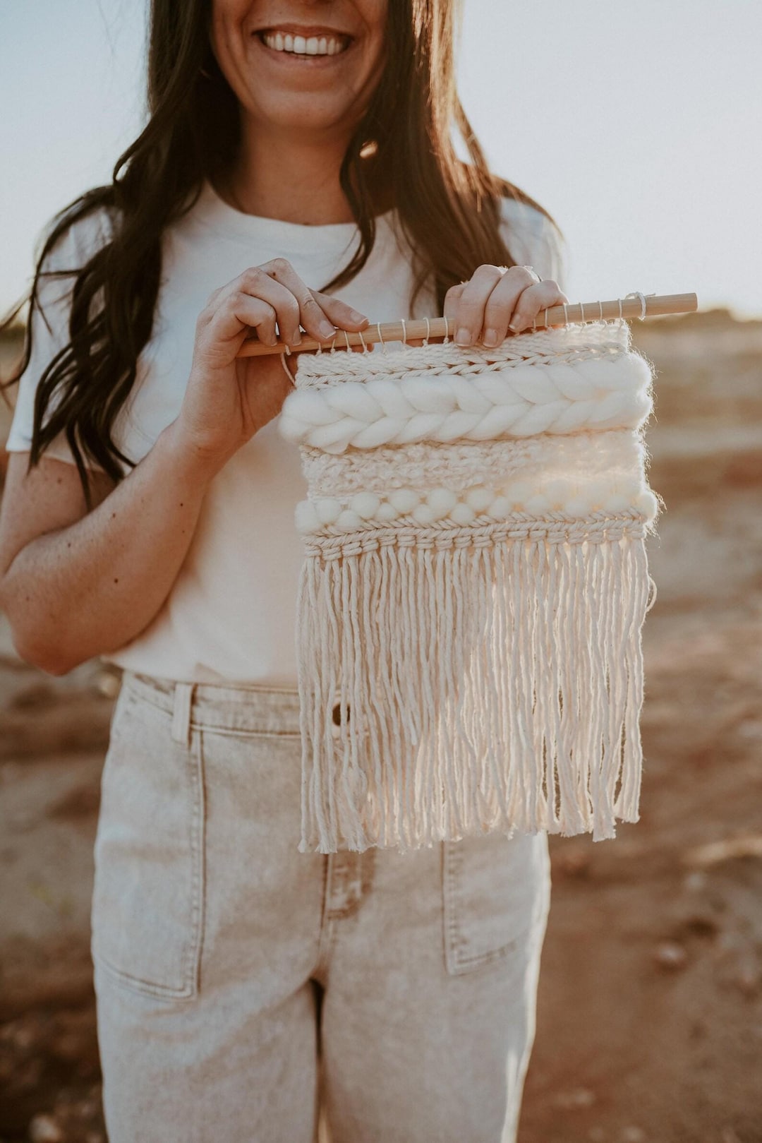 Mini Woven Macrame | Macra-weave - Etsy